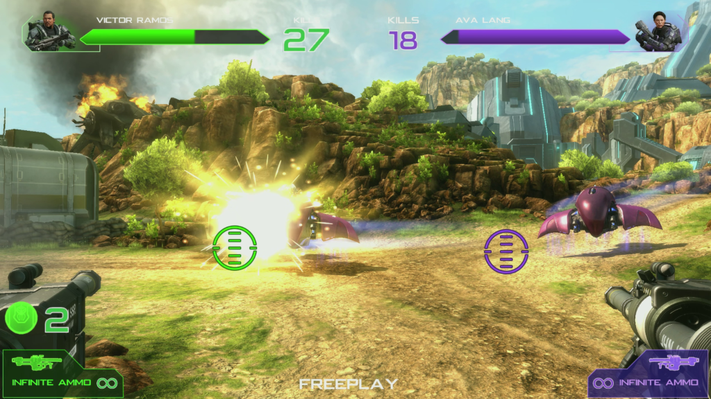 Halo Fireteam Raven 2 Player Tethered Edition by Raw Thrills ...